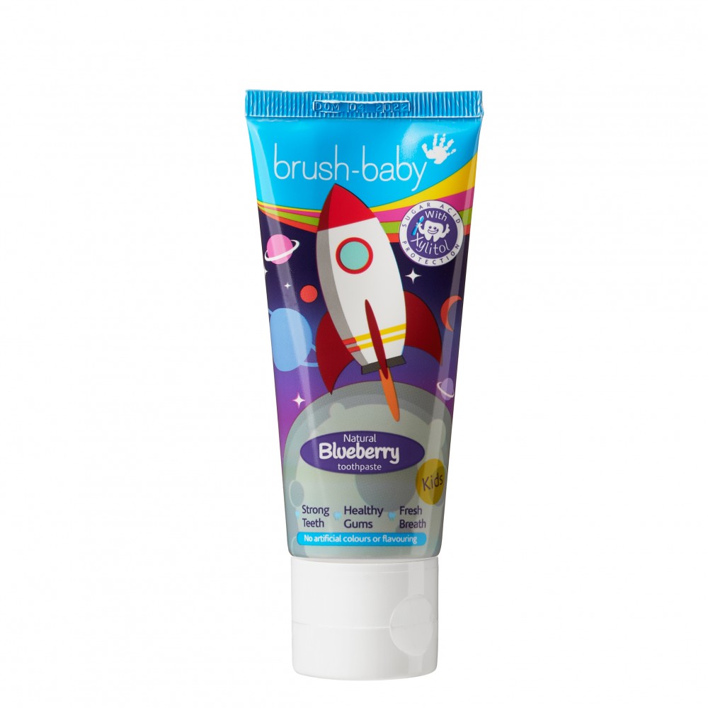 Купити Зубна паста Rocket Blueberry (3+), (Brush-baby) Brush-baby в ...
