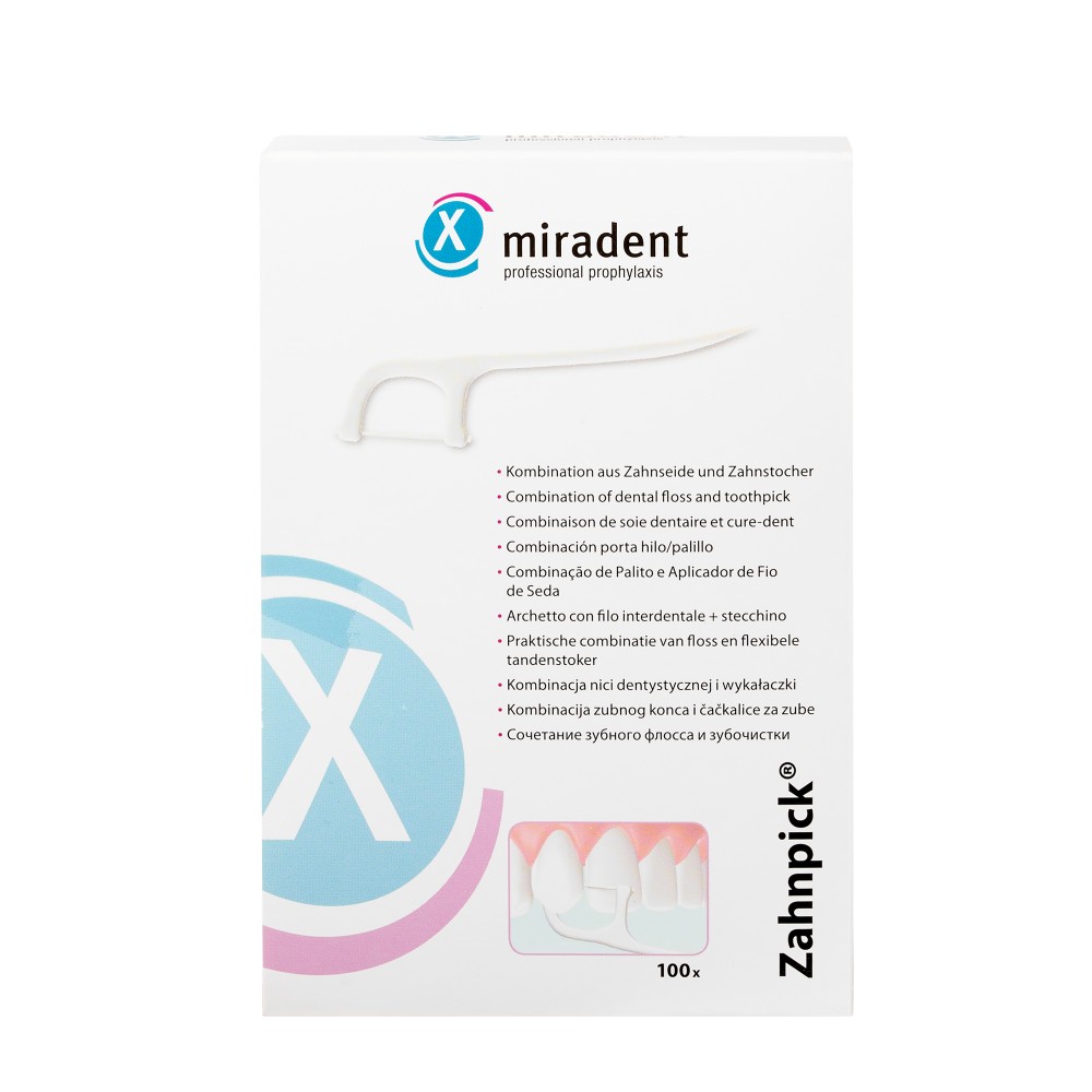 Купити Зубочистки + флос Toothpick (100 шт.), (Miradent) Miradent в ...